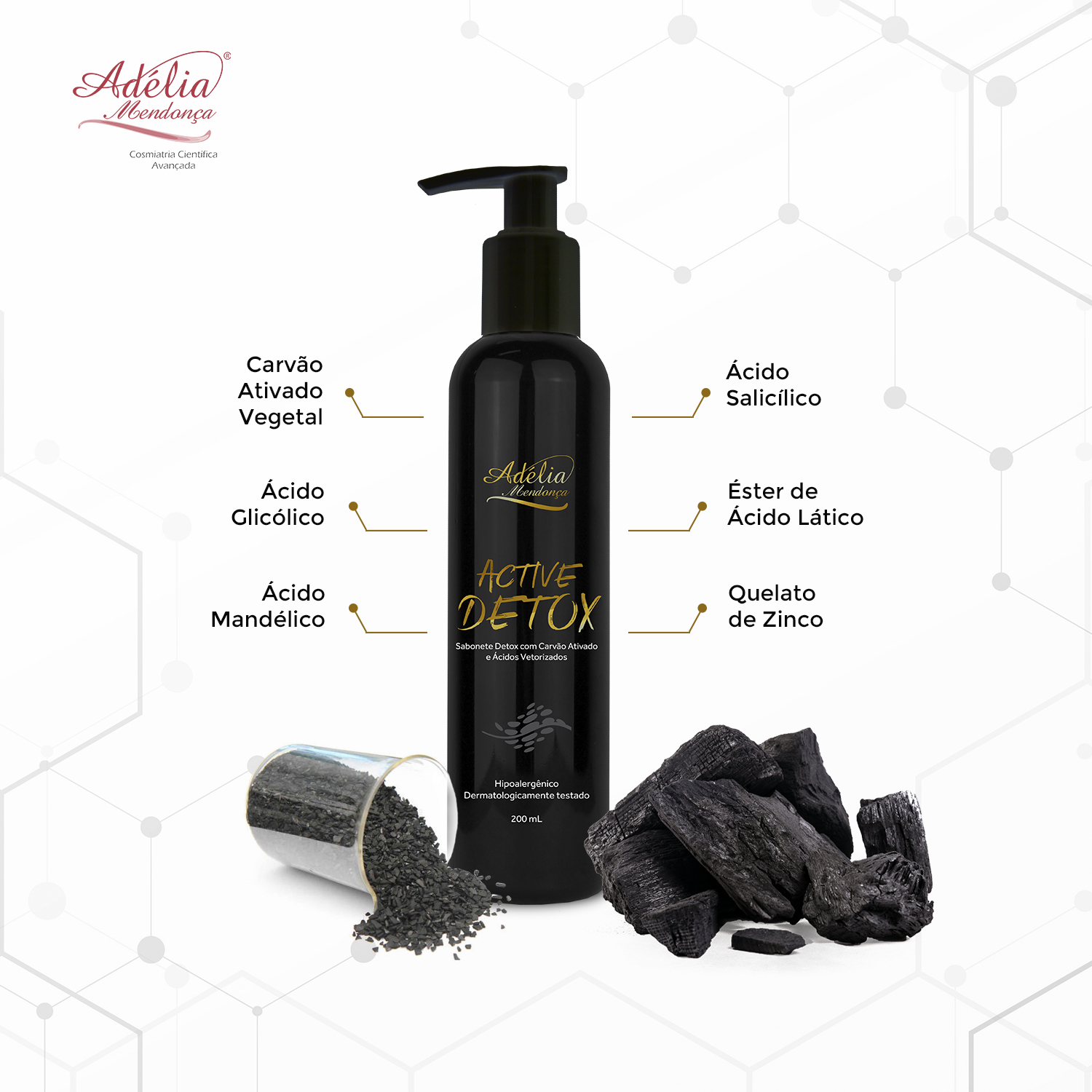 Active Detox: sabonete detox com carvão ativado e ácidos vetorizados ...